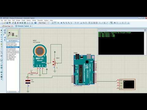 MQ135 Gas sensor library for proteus – IoT Geek