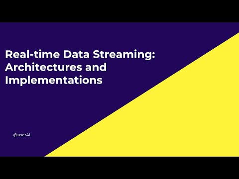 Real-time Data Streaming: Architectures and Implementations #datascience #dataengineer #bigdata