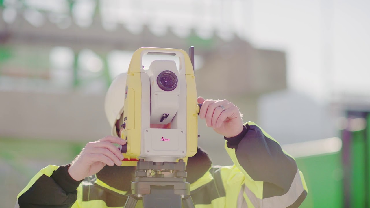 Leica iCON manual total stations – Take the no-strings approach to construction layout