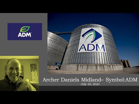 ADM Stock is up 20.5% in last two months - Good food company with a dividend of 2.1% - symbol: ADM