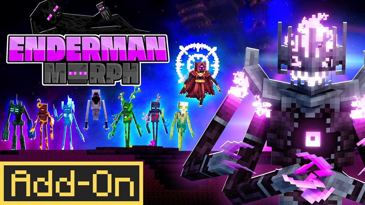 ENDERMAN MORPH ADD-ON Let's You Transform into 10+ Enderman with Powers!