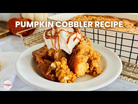 Easy Pumpkin Cobbler Recipe | Perfect Fall Dessert with Warm Spices & Buttery Crumble | No Cake Mix