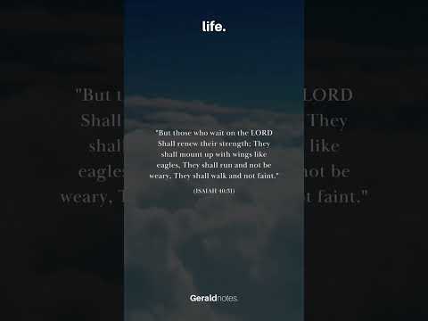 Those Who Wait on the LORD | Isaiah 40:31 #quotes #bible
