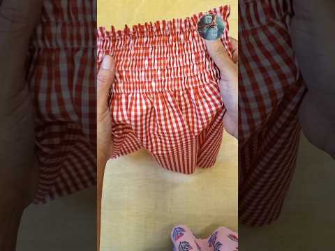 Shirring the Fabric - let’s make fabric! #shirring #smock #sewing #elasticthread