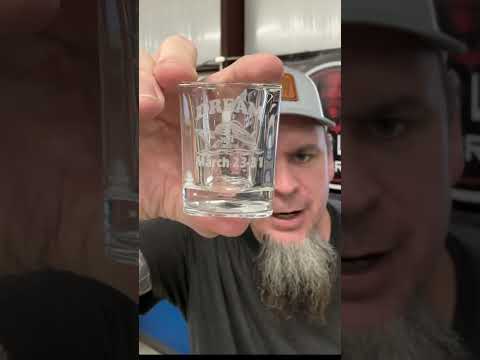 Customer Shot Glasses Engraved #laserengraver