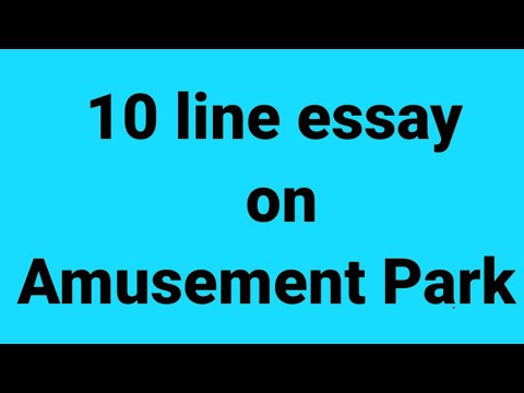 10 line essay on amusement park/essay on amusement park/paragraph on amusement park/amusement park