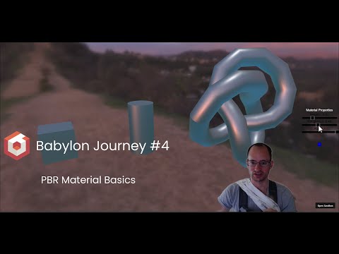 Babylon Journey 4: PBR Materials, Tint, and Sliders