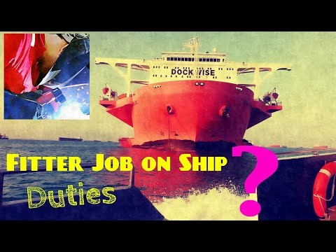 Fitter Job on Merchant navy Ship,s.
