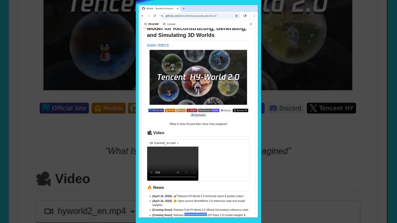 Build Persistent 3D Worlds with AI: Meet HY-World 2.0