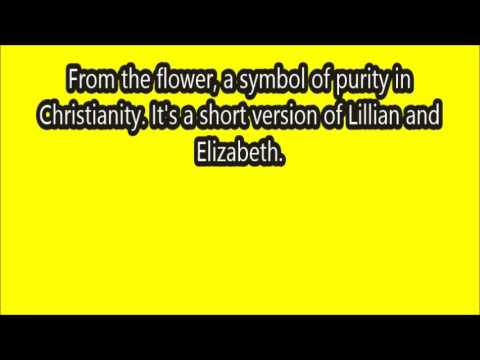 Meaning Of The Name Lily