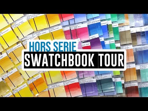 SwatchBook Tour - Watercolors + others
