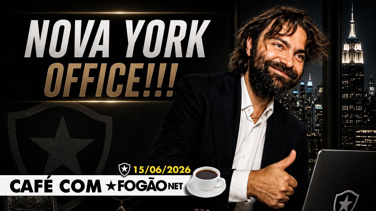 LIVE CAFÉ COM FOGÃONET | Presidente do Botafogo trabalha em Nova York ...
