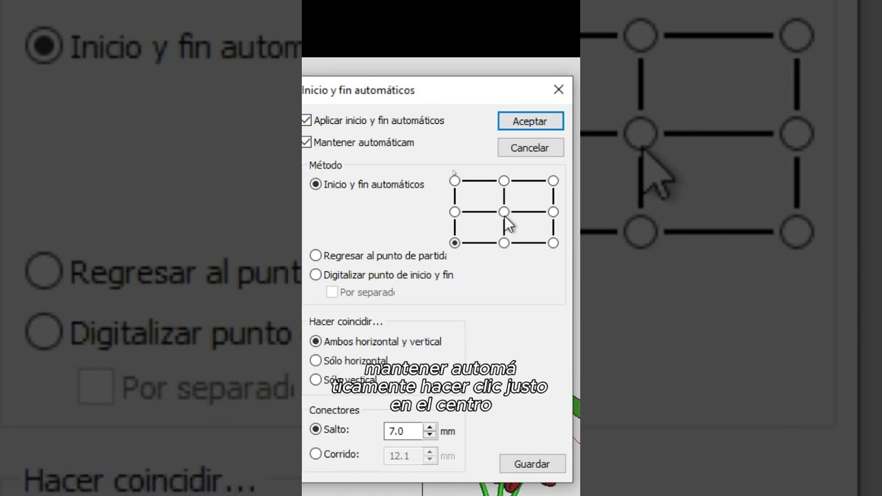 Centrar bordados en Wilcom #wilcomdigitizing
