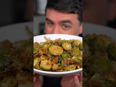 Garlic Parmesan Brussels Sprouts! #garlicparmesan #brusselssprouts #sidedishrecipe