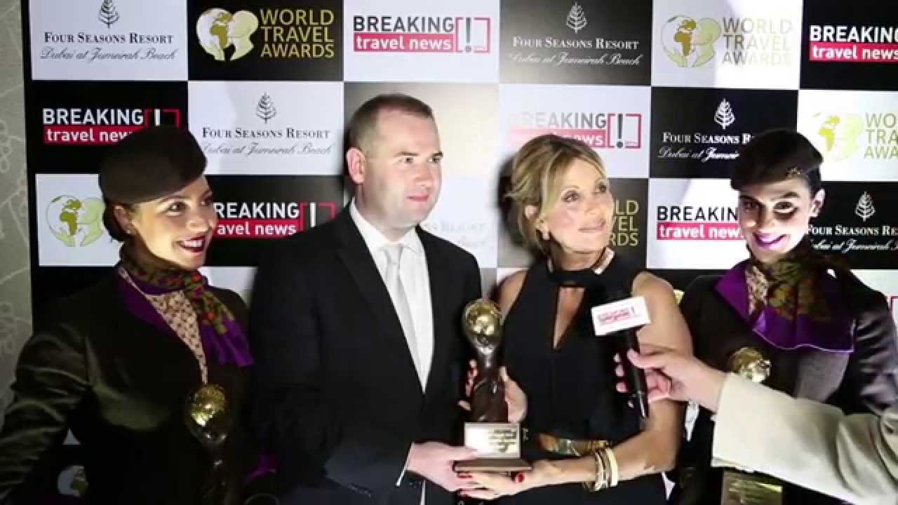 Calum Laming, VP guest experience & Linda Celestino, VP guest services ...