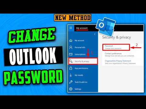 How to change outlook password (Easy & First)