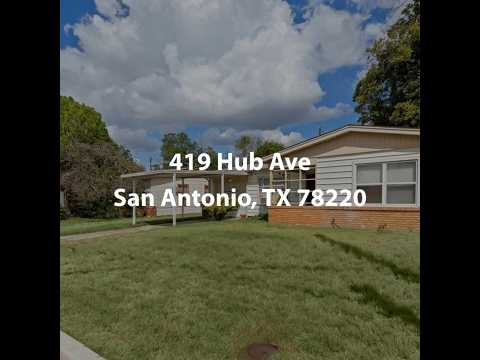 419 Hub Ave San Antonio TX 78220 | 3 Bedroom Home For Sale