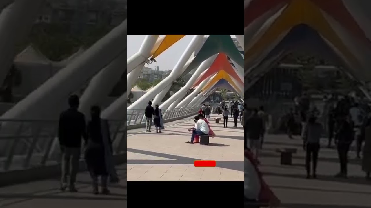 Atal Pedestrian Bridge  Sabarmati Riverfront Ahmedabad, Gujarat, India | #rslive