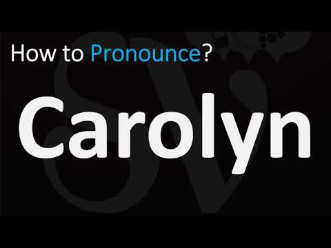 How to Pronounce Carolyn? (CORRECTLY)