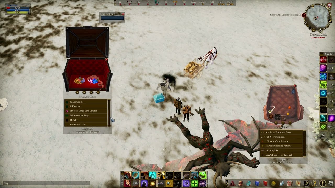 Shards of Britannia (SoB) Opening an Ingenious Treasure Chest from an Ingeniously Drawn Treasure Map