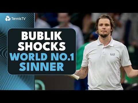 Alexander Bublik SHOCKS World No.1 Jannik Sinner! π± | Halle 2025 Highlights