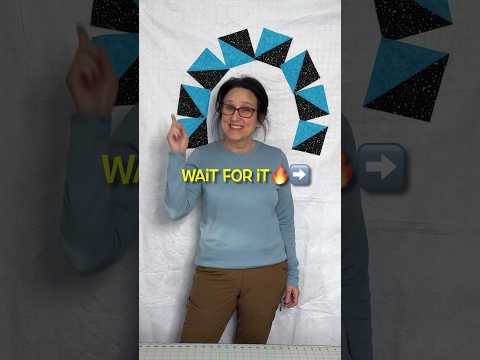 🔥Magic 8 Half Square Triangles #quilting #thesewingchannel