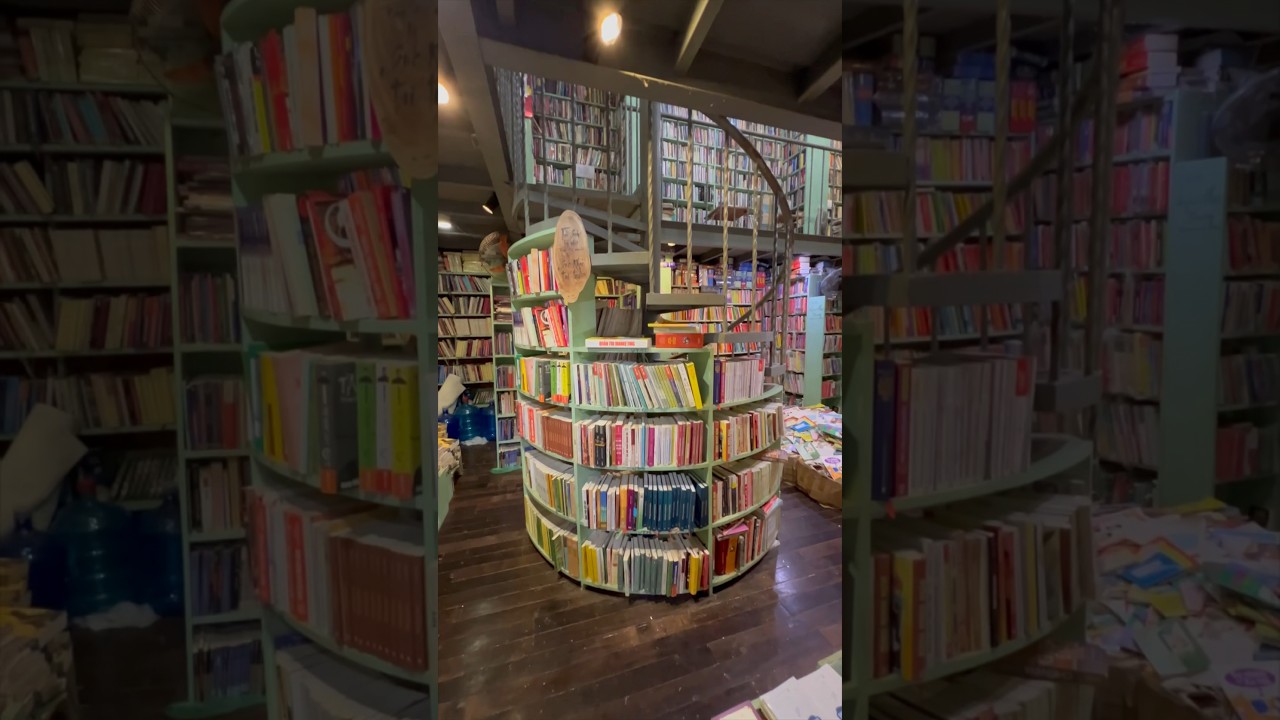 HIDDEN BOOKSTORE IN HA NOI | booktube | used books | biz hall #booktube #vietnam #hiddengems