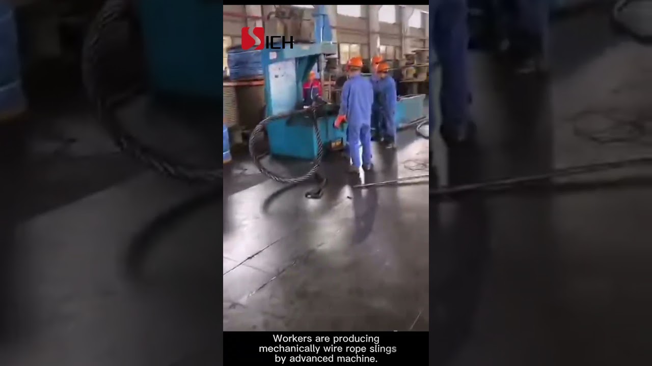 Wire rope slings by advanced machine