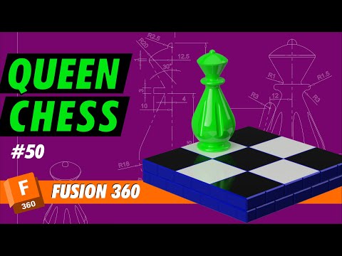 Free STL file #50 Queen Chess | Fusion 360 | Pistacchio Graphic 👸 ...