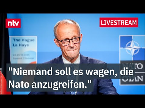 LIVE: Merz nach NATO-Gipfel