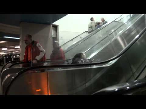 Walmart Victoria BC Canada The first cart escalator PROTOTYPE