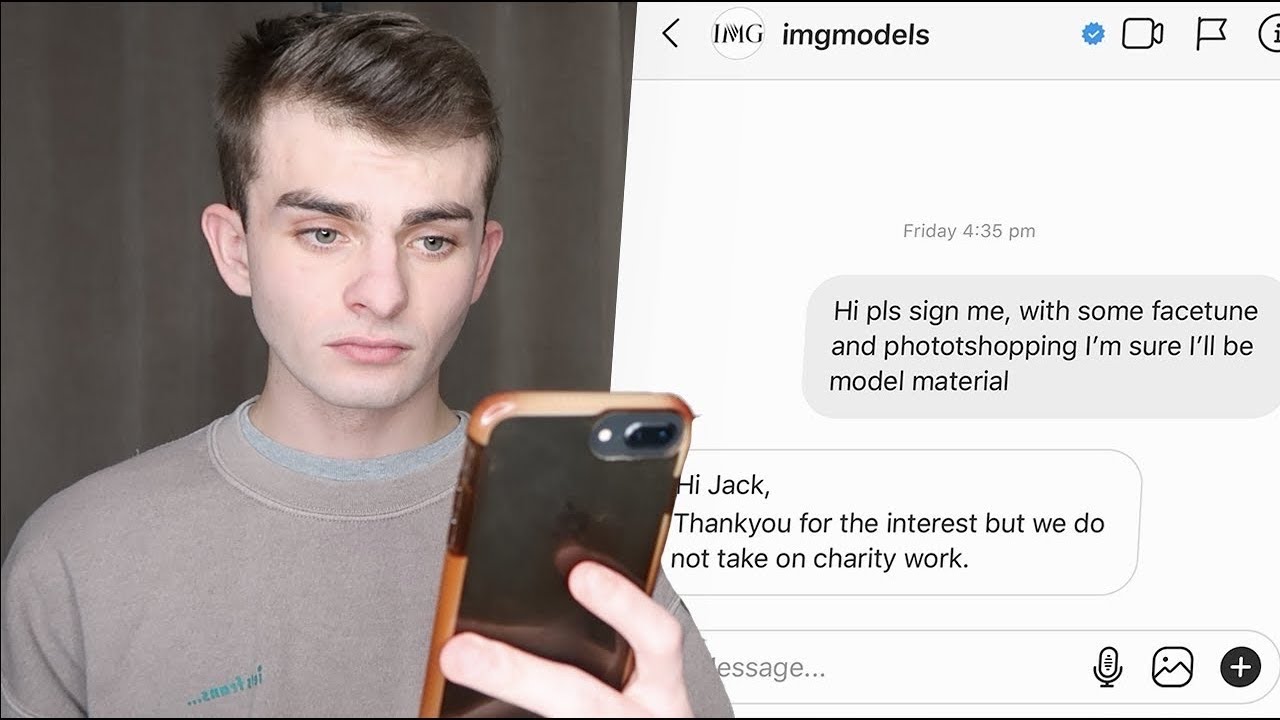 I DM'd MY SELFIE TO TOP MODELING AGENCIES ASKING FOR A CONTRACT!