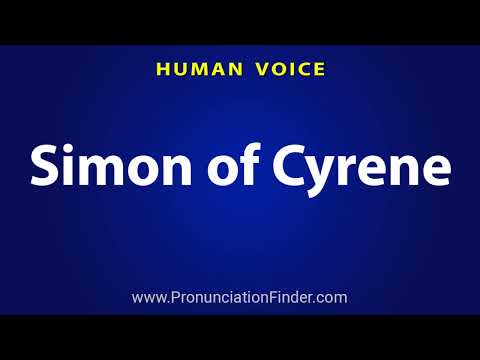 How To Pronounce Simon of Cyrene