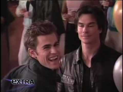 Backstage on Set of The Vampire Diaries