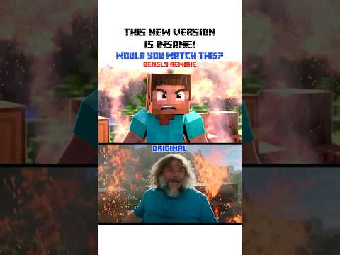 Should this be the real movie? Minecraft movie trailer animated remake #minecraft #minecraftmovie