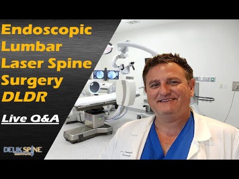 Operating Room Live View: Fixing a Thoracic Spine Herniation with Laser Surgery T10-L1
