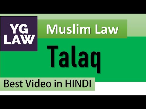 Divorce in Muslim Law - Family Law