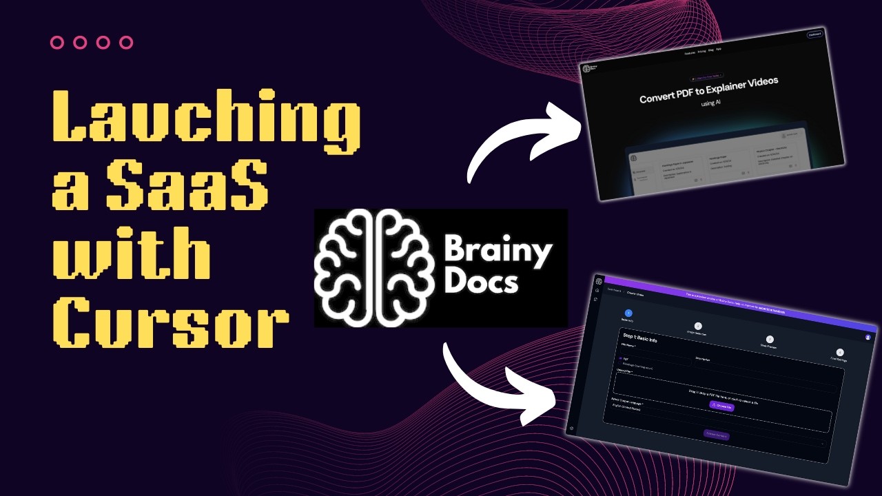 Brainy Docs Revamped! Building & Deploying a SaaS using CursorAI, NextJS, Aceternity, & LangChain