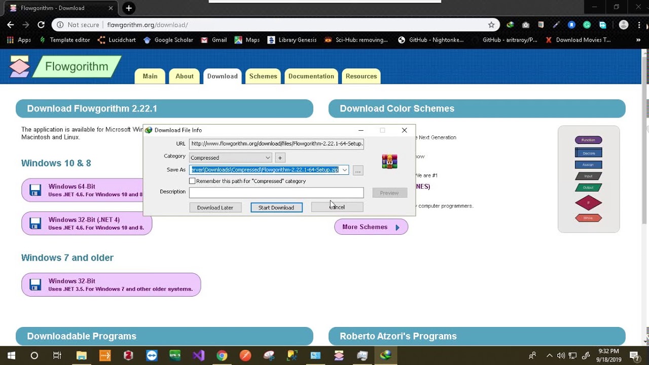 Easiest way to start programming – 1  Intro and installing flowgorithm