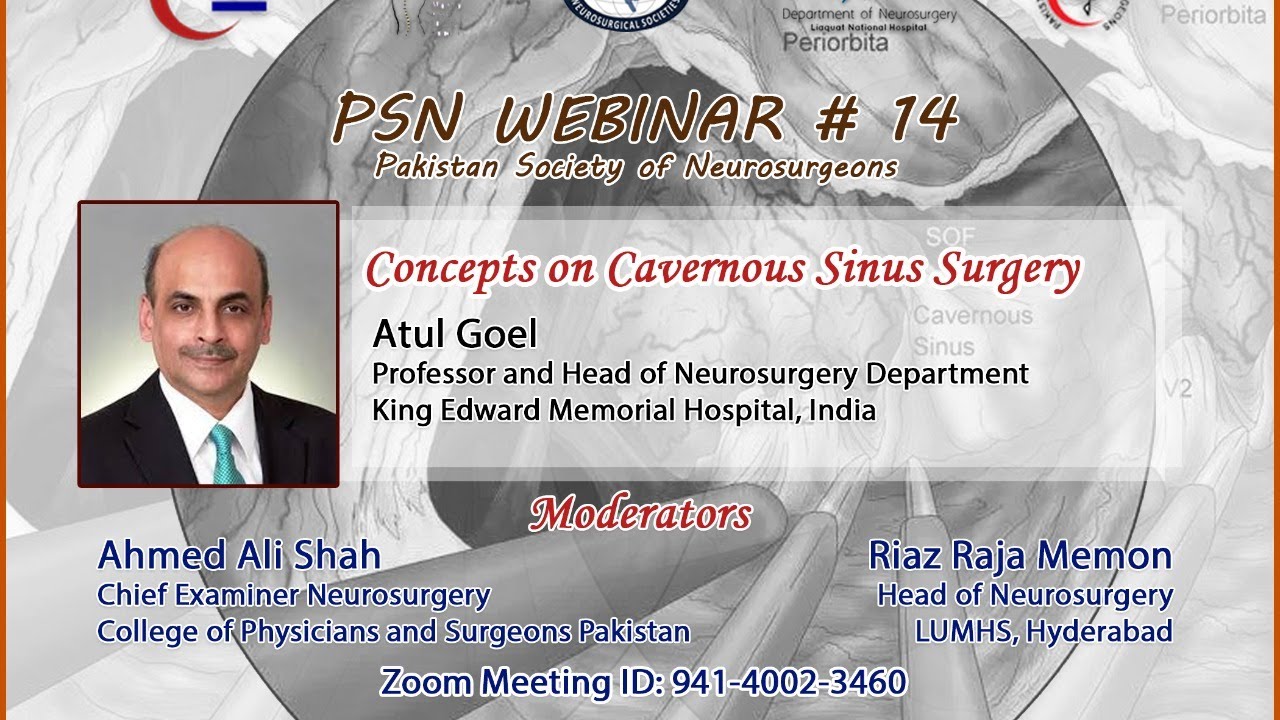 Webinar # 14 - Concepts on Cavernous Sinus Surgery