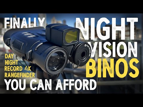 Find NV200 35mm 4K Day/Night Vision Binoculars with Laser Rangefinder