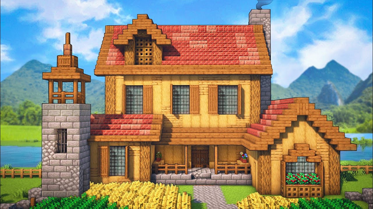 Minecraft: Simple Wooden House Tutorial - Minecraft Builders