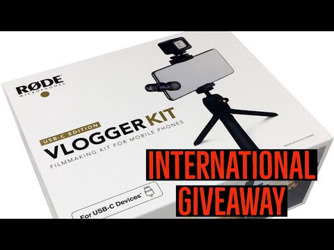 International Giveaway Rode USB C EDITION VLOGGER KIT