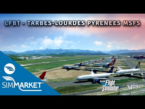 FRANCE VFR - LFBT TARBES-LOURDES PYRENEES | MSFS2020 | SIMMARKET TRAILER 4K