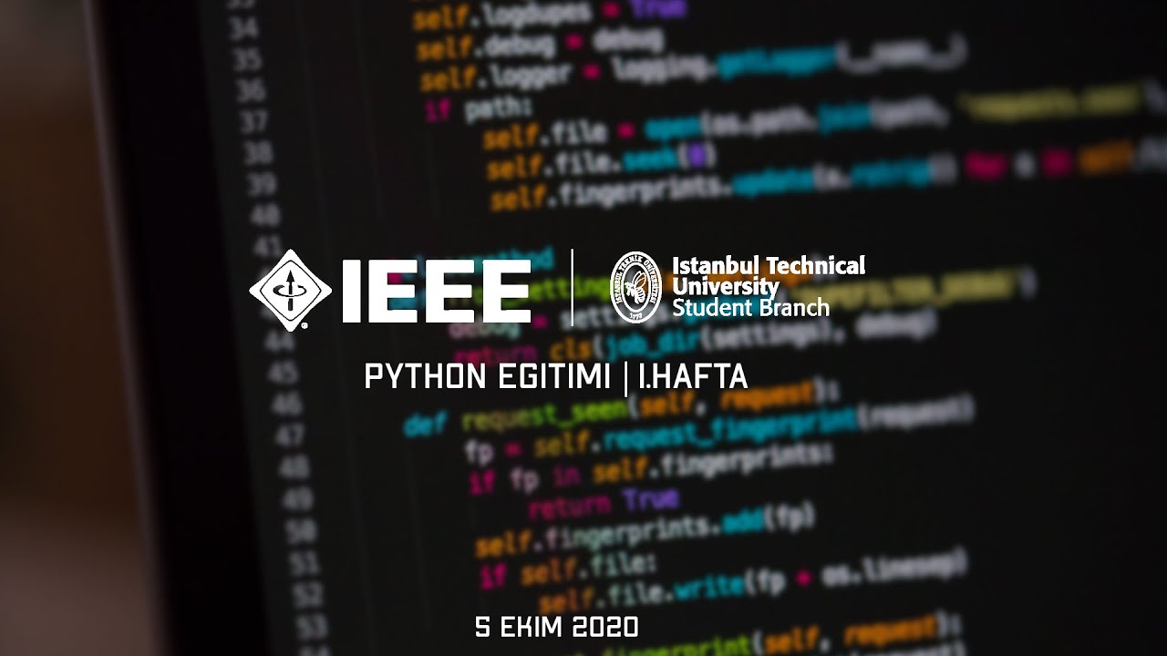 Python Eğitimi | 1.Hafta |  Temel Veri Tipleri ve Temel Fonksiyonlar