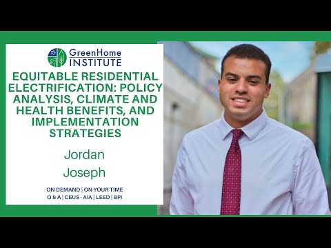 Equitable Residential Electrification: Policy Analysis, Climate & Health Benefits, Impl. Strategies
