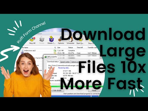 How to Download The Large File 10x More Fast Using this Software