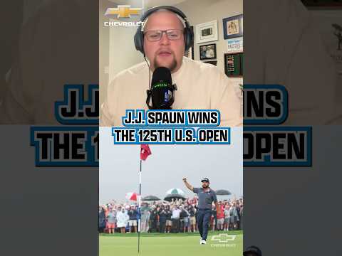 JJ Spaun just had a week for the history books. Presented by @Chevrolet #Ad