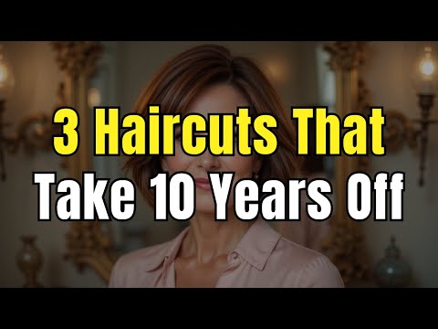 3 Haircuts That Take 10 Years Off β Perfect for Women Over 60!