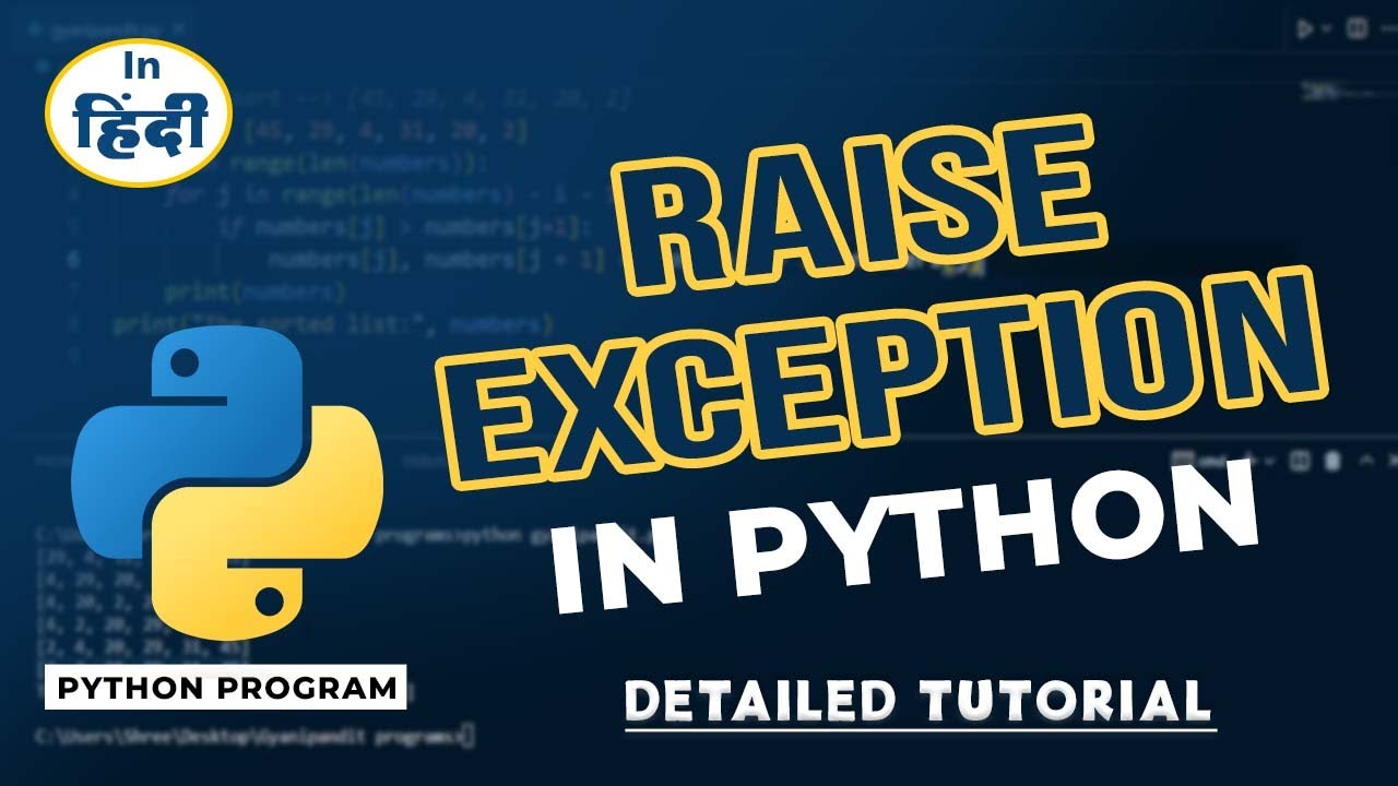 Python Raise Exception